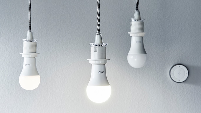 Led lemputė e27 600 liumenų TRÅDFRI 19,99 € , Nuotolinio valdymo ...